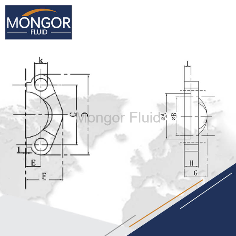 SAE split flange halves - Mongor Fluid